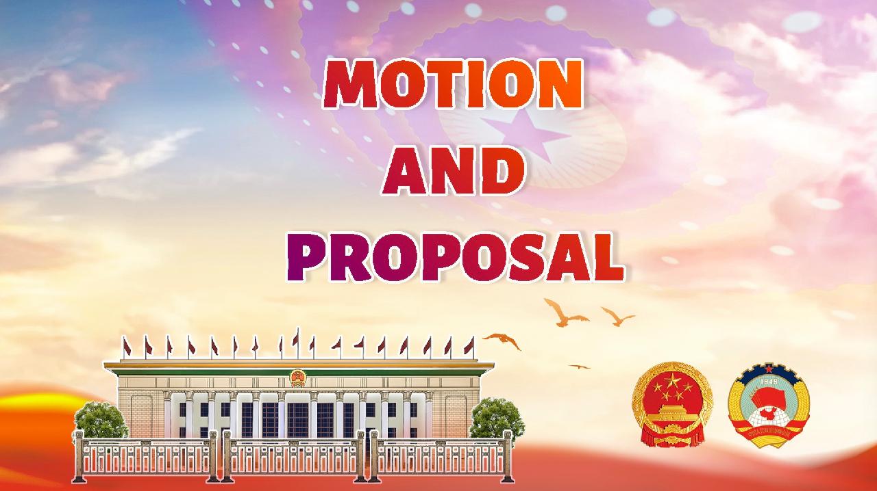 Chinese Terminology: Motion & Proposal - CGTN