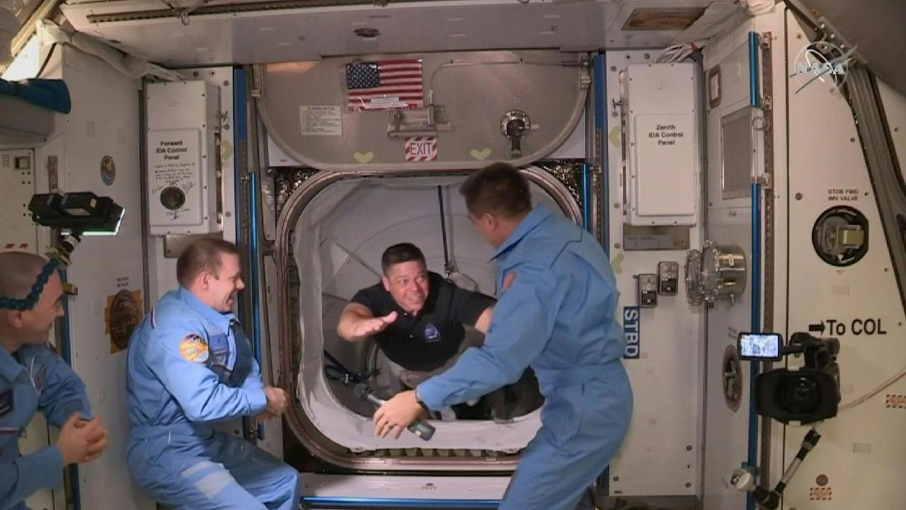 American astronauts successfully dock at ISS in SpaceX mission - CGTN