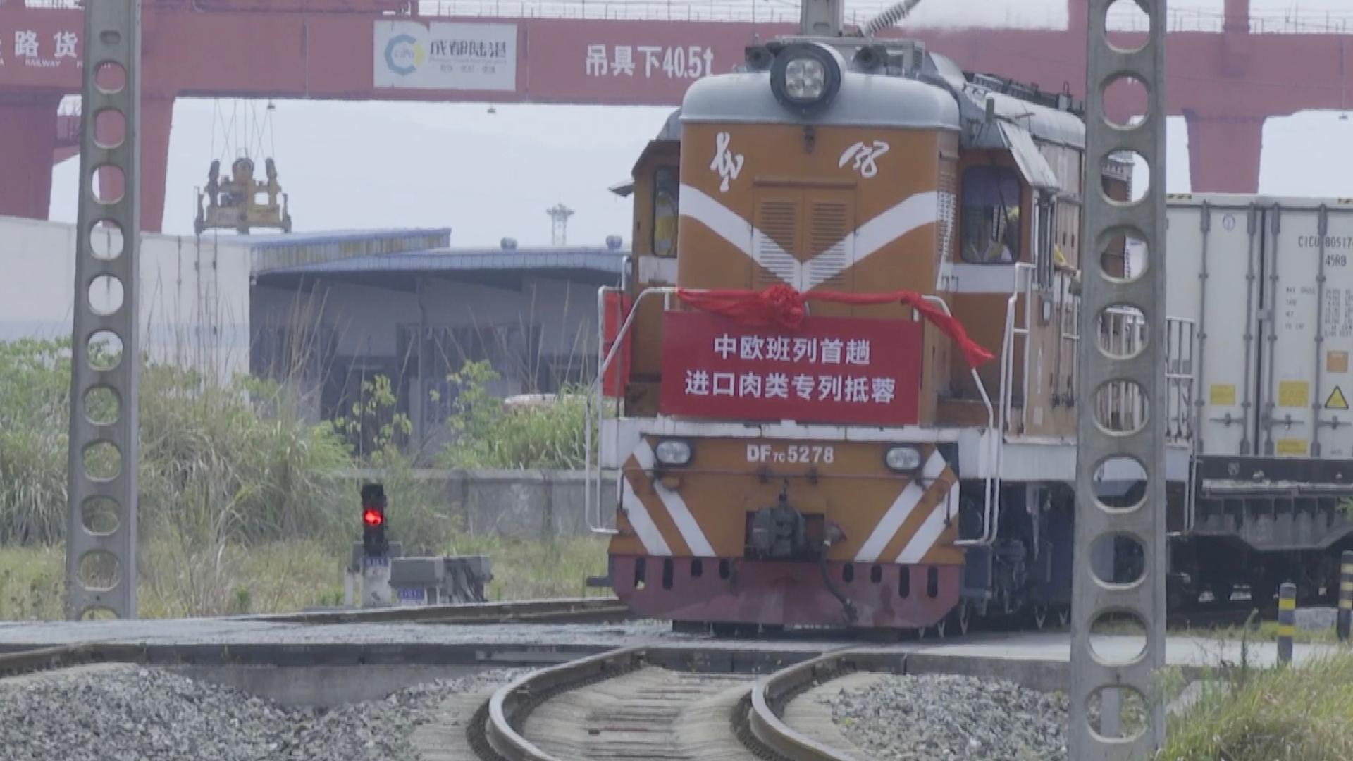 Block train service brings meat from Europe to China - CGTN