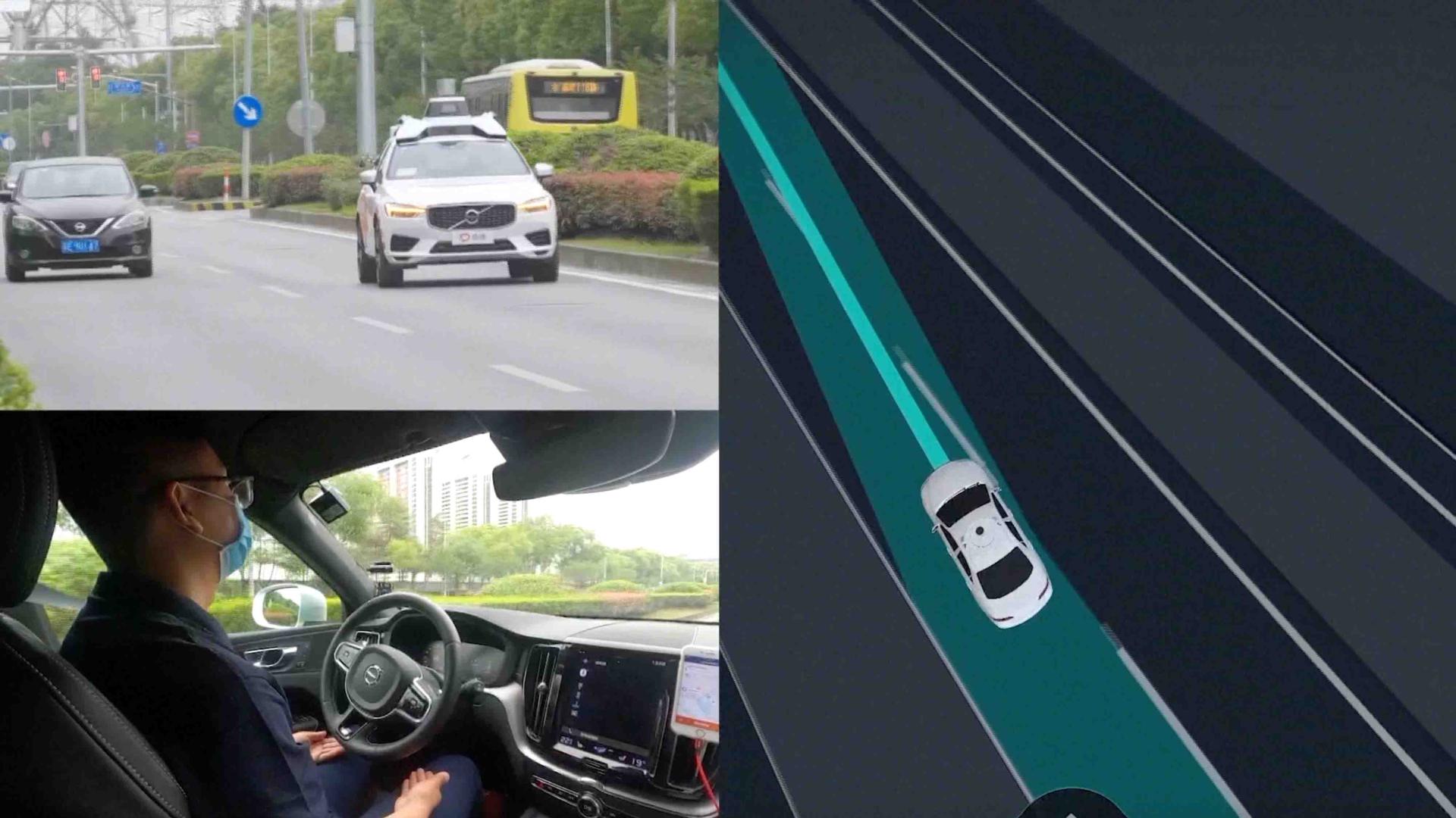 Chinese ride-hailing company tests robotaxi service in Shanghai - CGTN