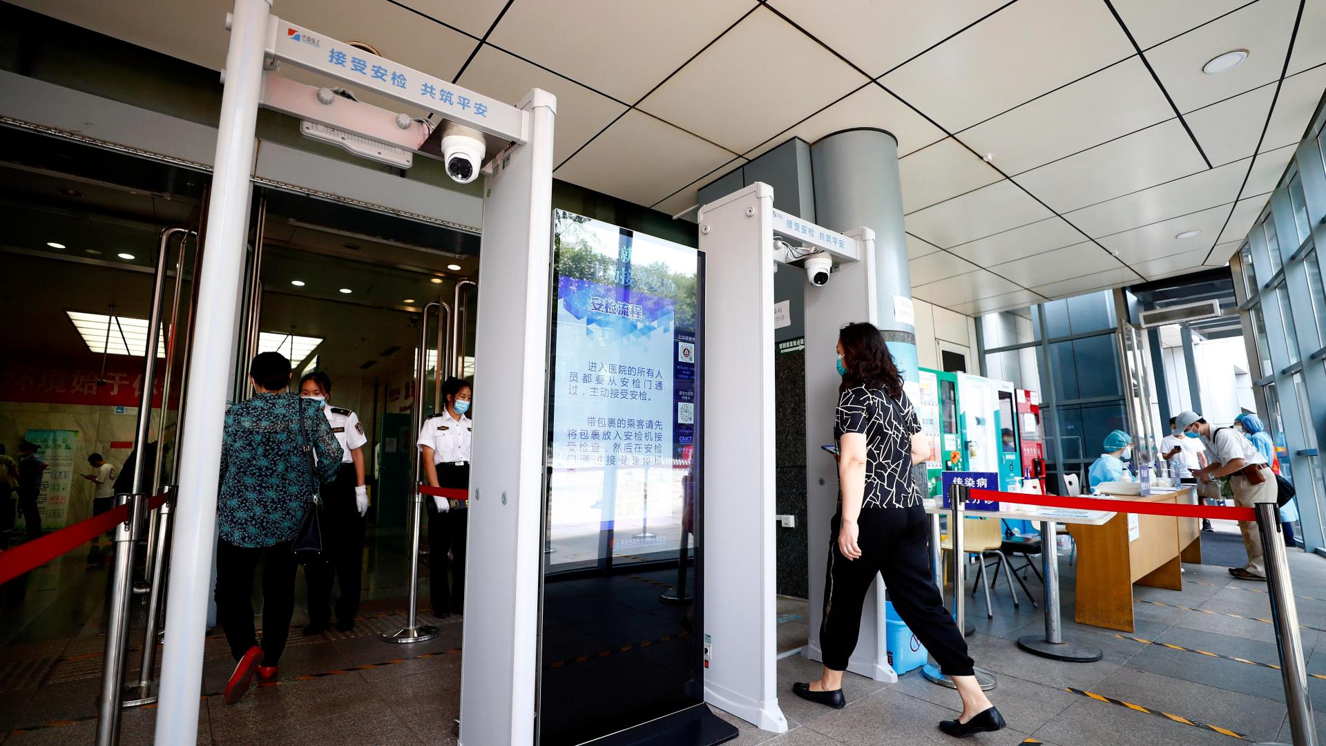 Beijing implements security inspection system at hospitals - CGTN