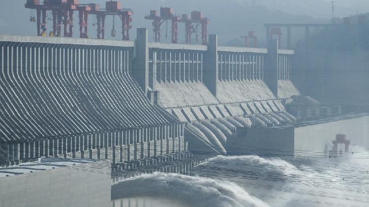 Flood peak at Three Gorges Dam - CGTN