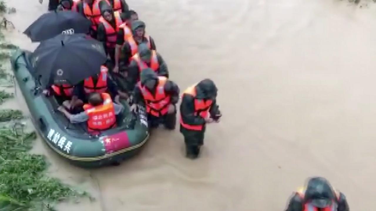 China's Yangtze River sees third flood of the year - CGTN
