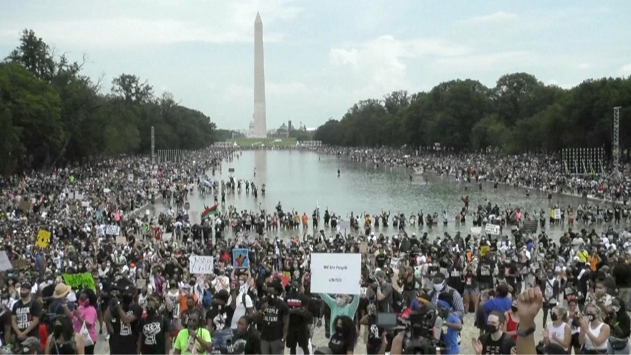 March on Washington: U.S. protesters call for end to racial injustice ...