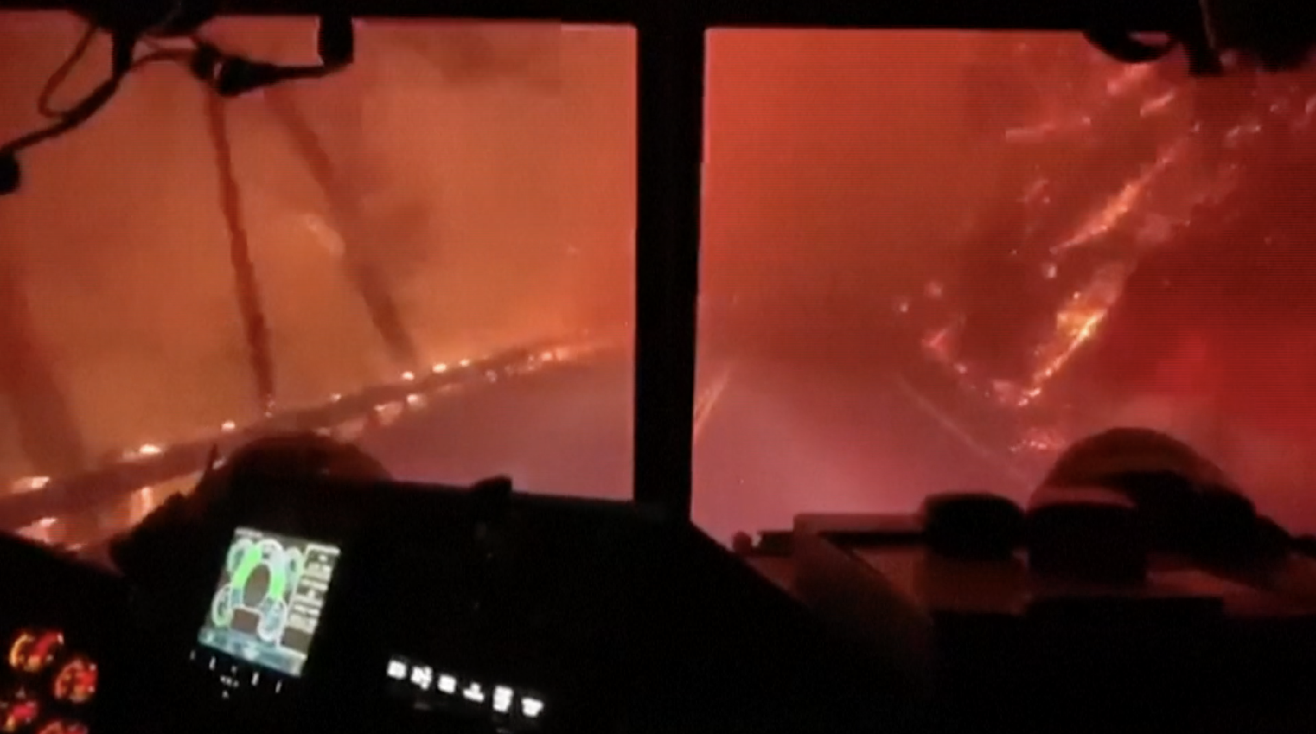 It's like hell on earth: Firemen drive through California's Glass Fire ...