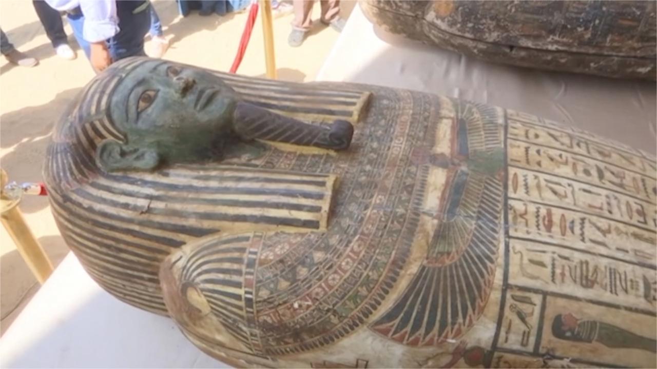 Egypt unveils 59 ancient coffins buried more than 2,500 years ago - CGTN