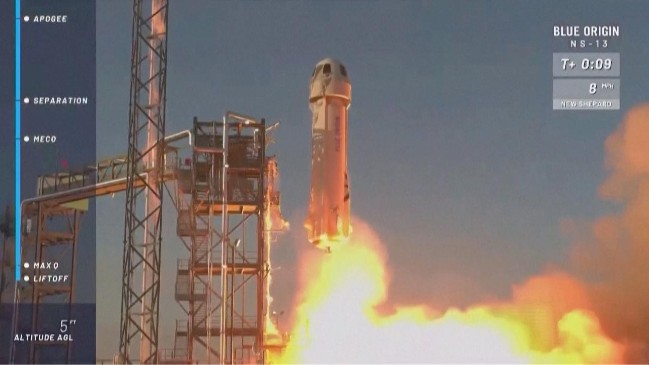 Bezos' Blue Origin conducts successful test flight for tourism rocket ...