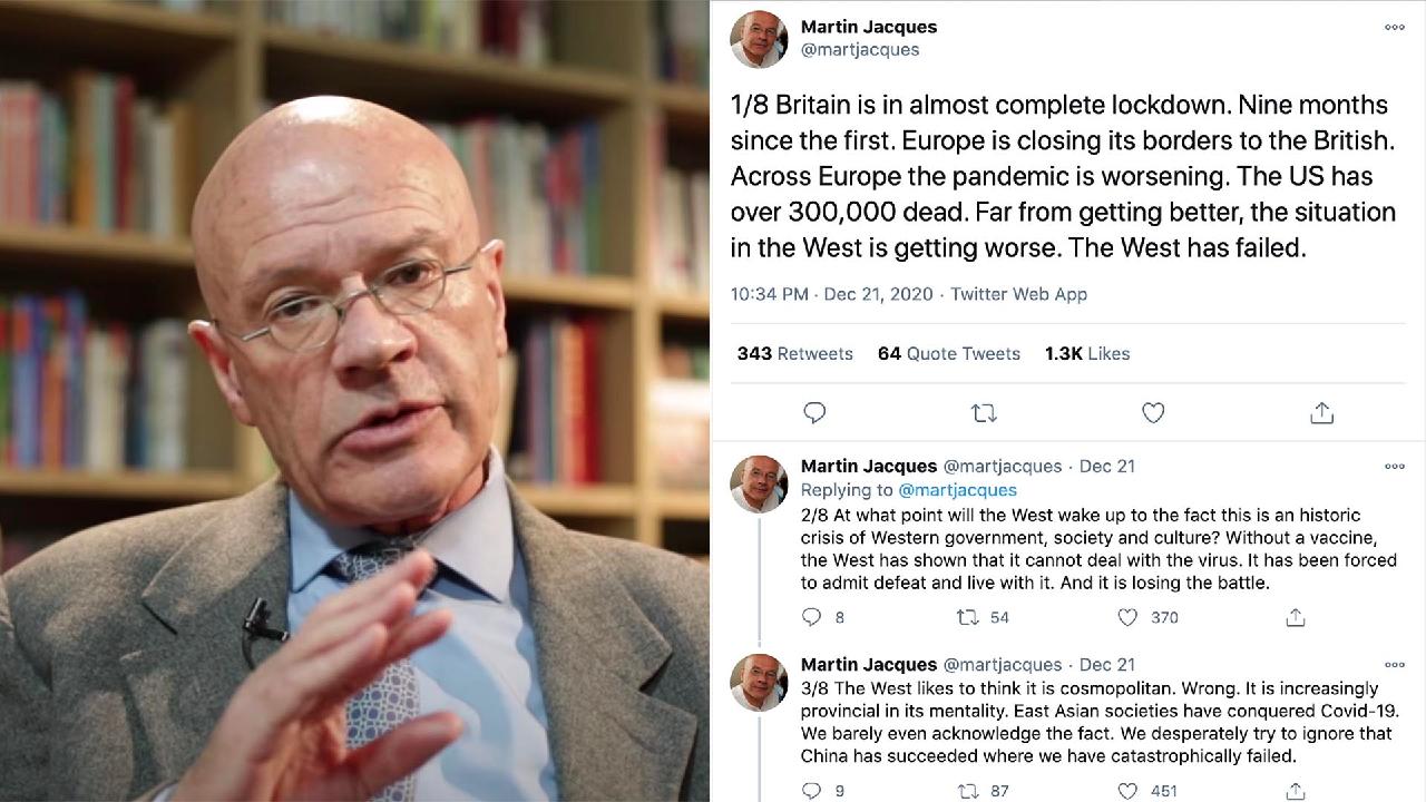 Martin Jacques on fighting against COVID-19: The West has failed - CGTN