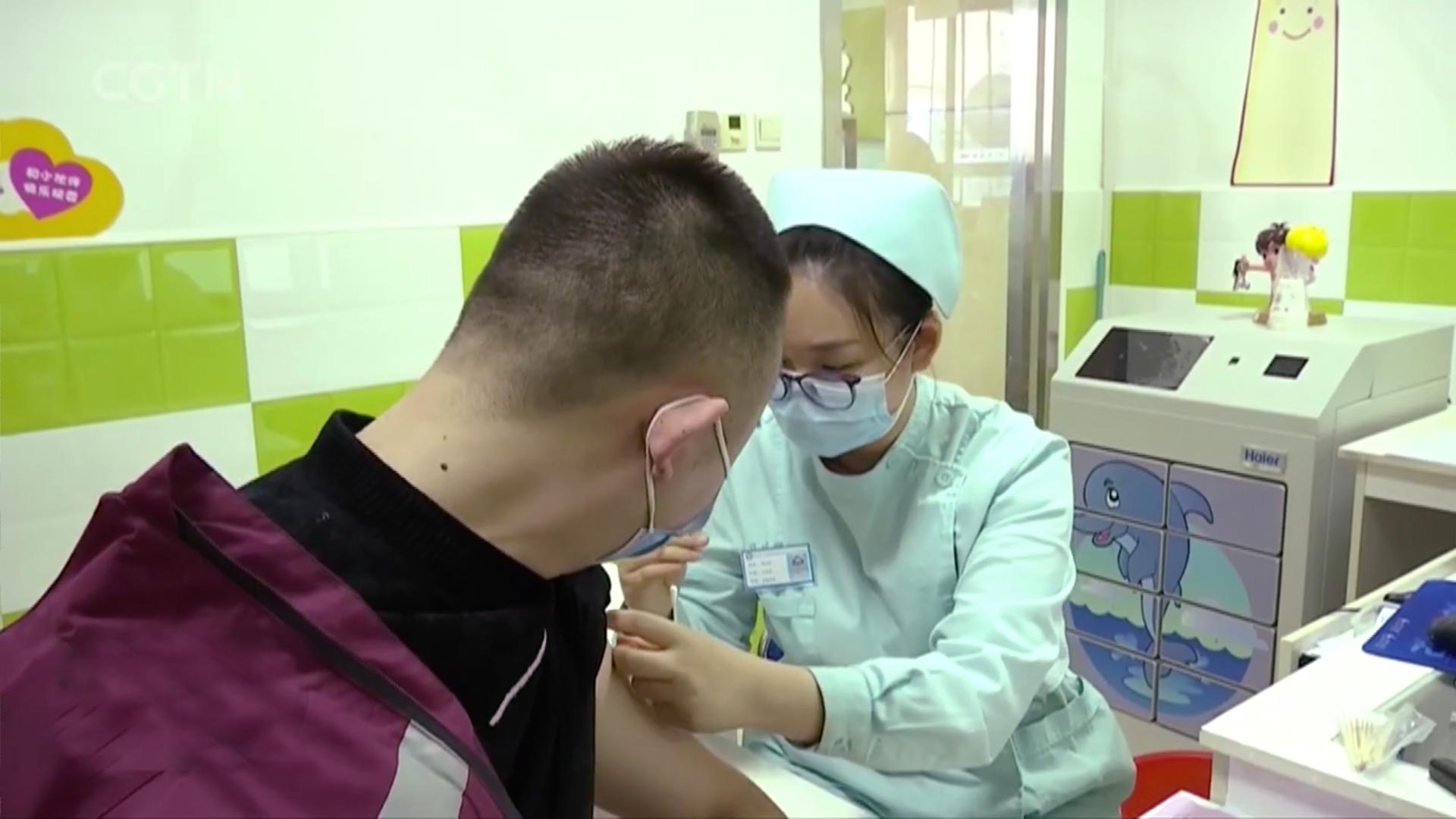 C China key groups get first COVID-19 vaccination shots - CGTN