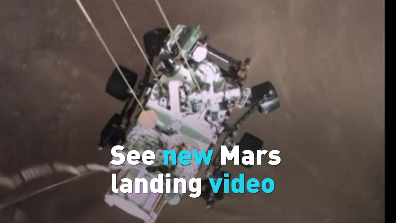 NASA releases Mars landing video: 'Stuff of our dreams' - CGTN