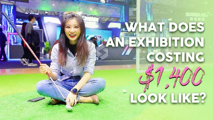 What does an exhibition with a $1,400 entry fee look like? - CGTN