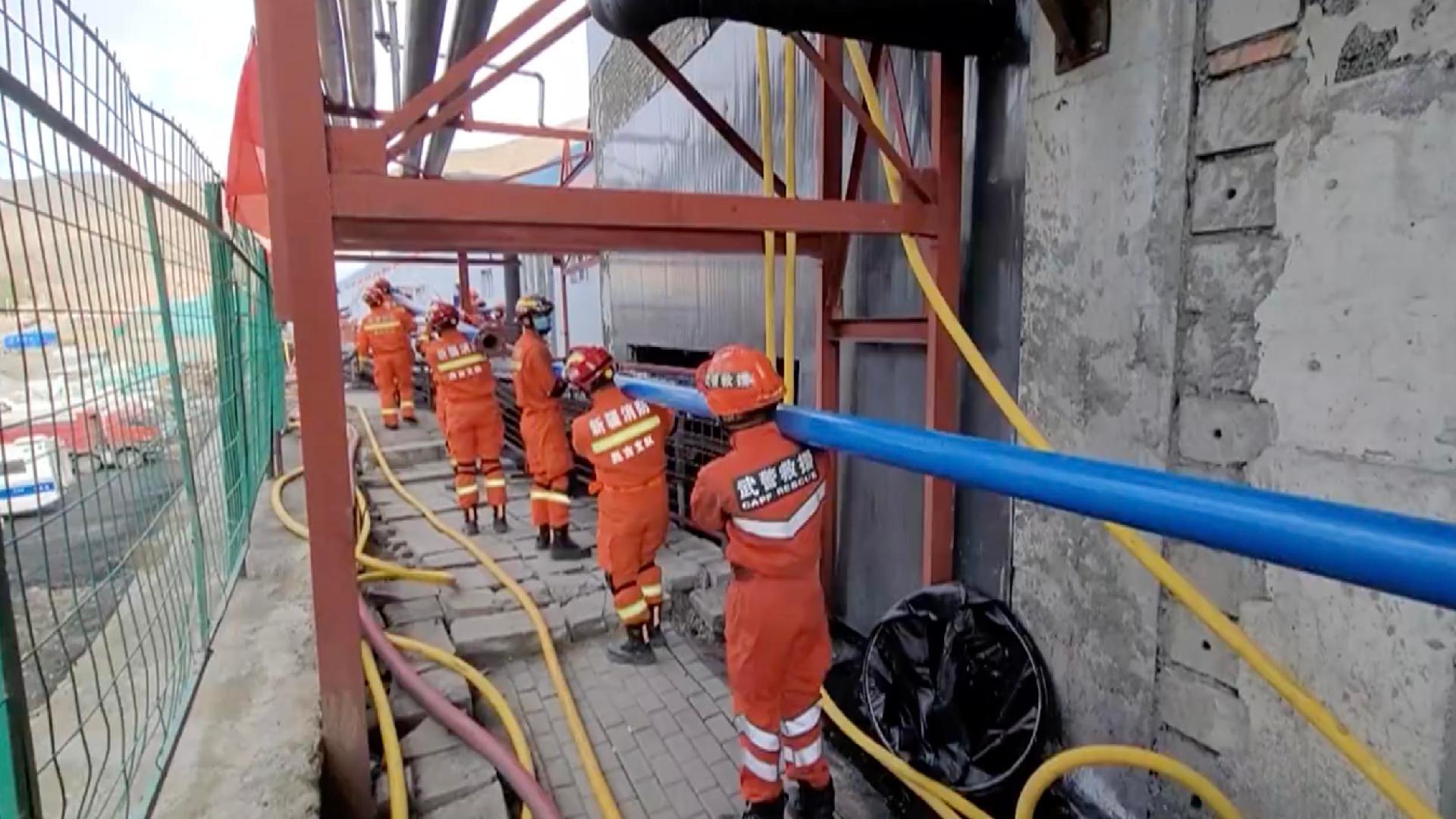 Rescue underway after coal mine flooding in NW China's Xinjiang - CGTN