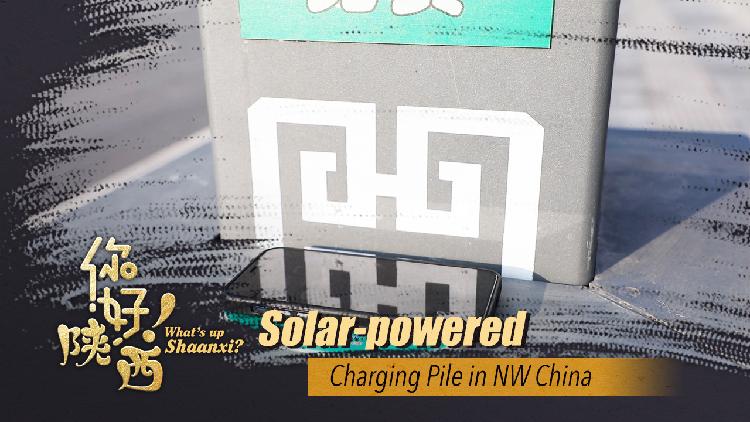 Solar-powered charging pile in NW China makes life convenient - CGTN