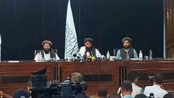 Taliban hold 1st press conference in Kabul - CGTN