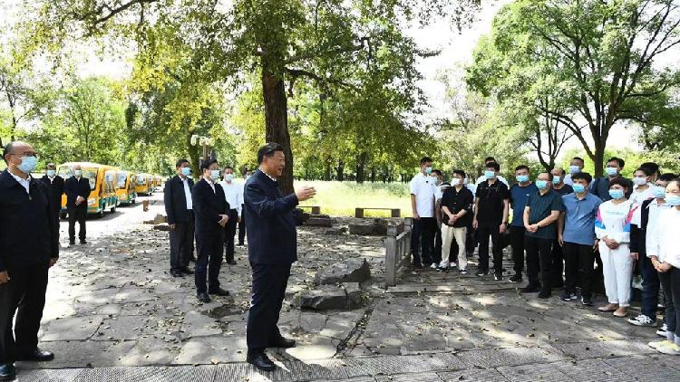 President Xi inspects northern Chinese city of Chengde - CGTN