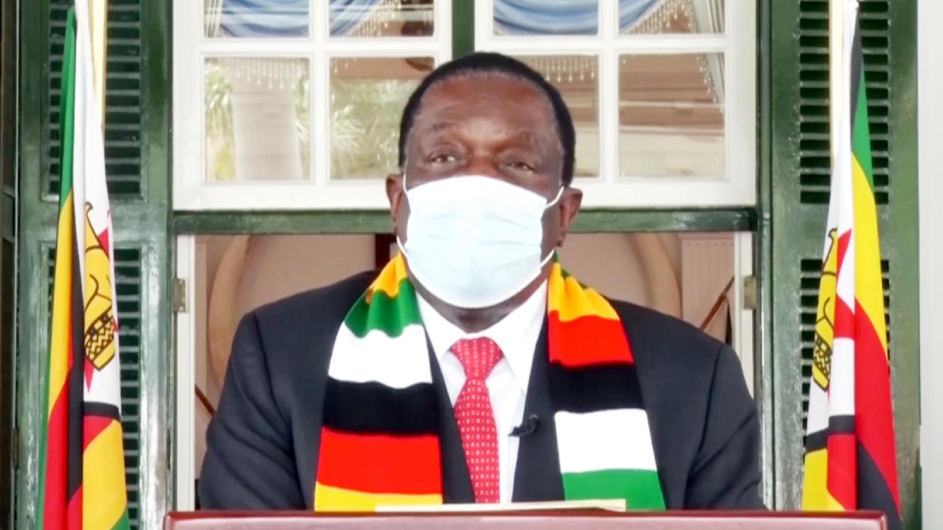 Zimbabwean president thanks China for additional 10m vaccines - CGTN