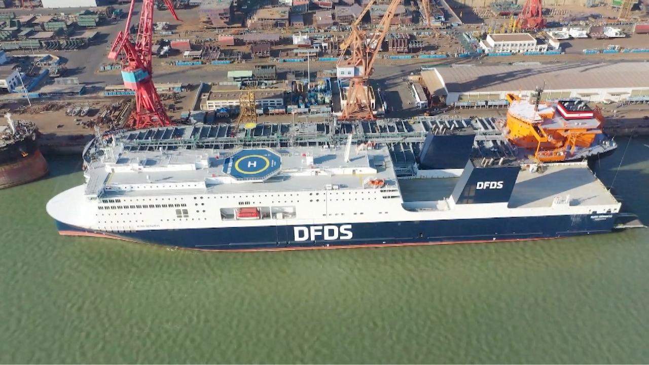 China's fastest 'RORO' passenger ship arrives in Guangzhou - CGTN