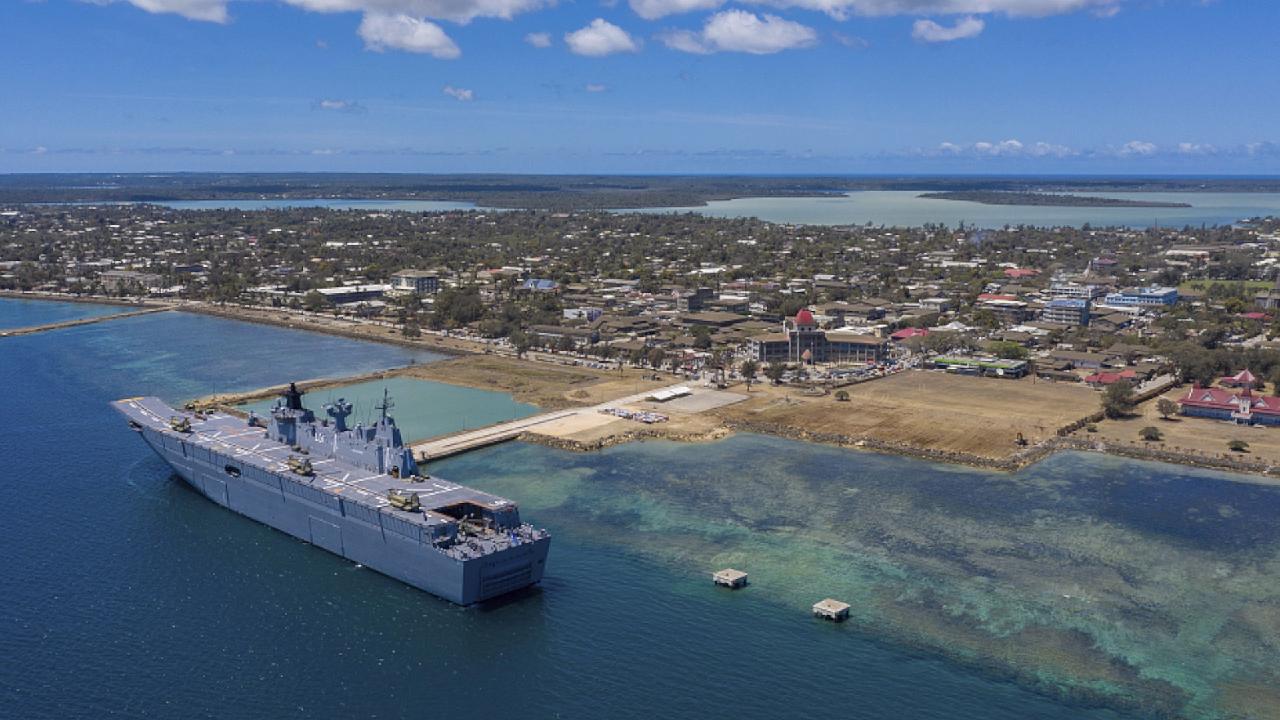 Tsunami-hit Tonga goes into lockdown after port workers test positive ...