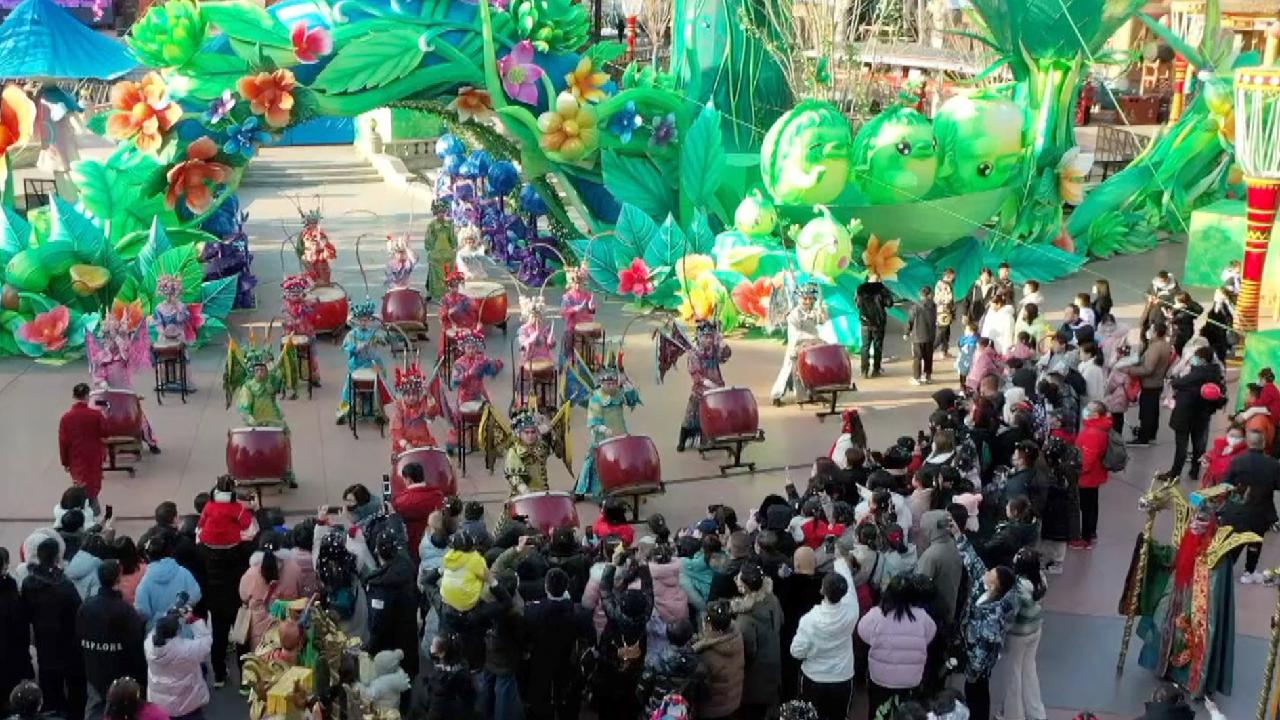 N China residents celebrate Chinese New Year with outdoor events - CGTN