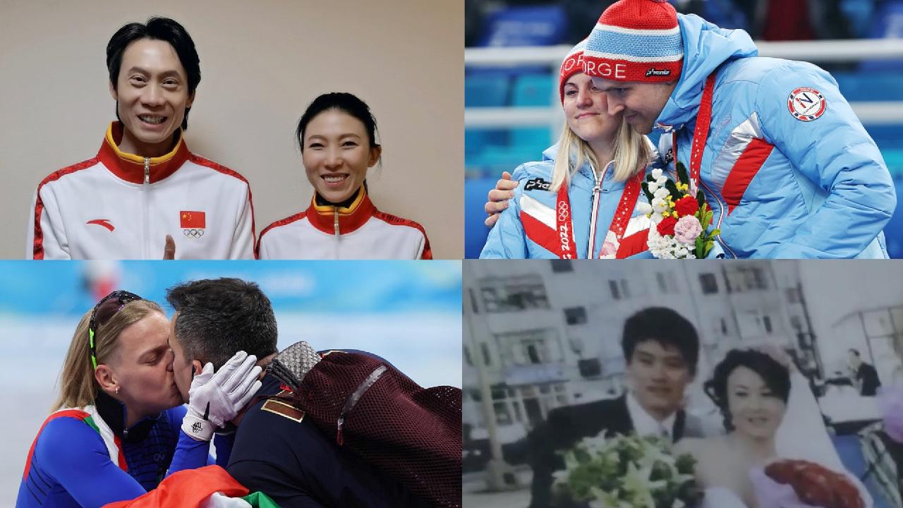 Highlights: Meet sweet Olympian couples on Valentine's Day - CGTN