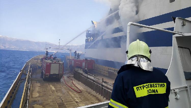 2 more rescued, 12 still missing in the Greek ferry fire - CGTN