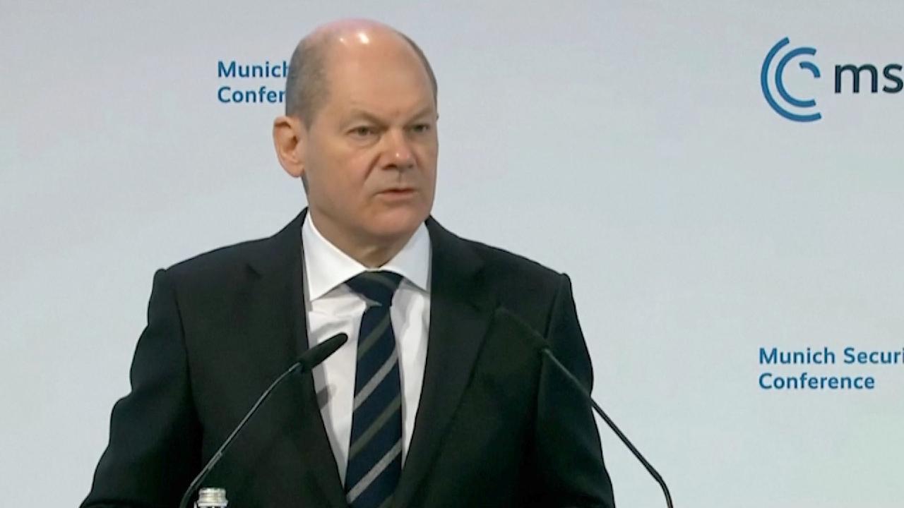 German chancellor calls for negotiated solution to Ukraine crisis - CGTN