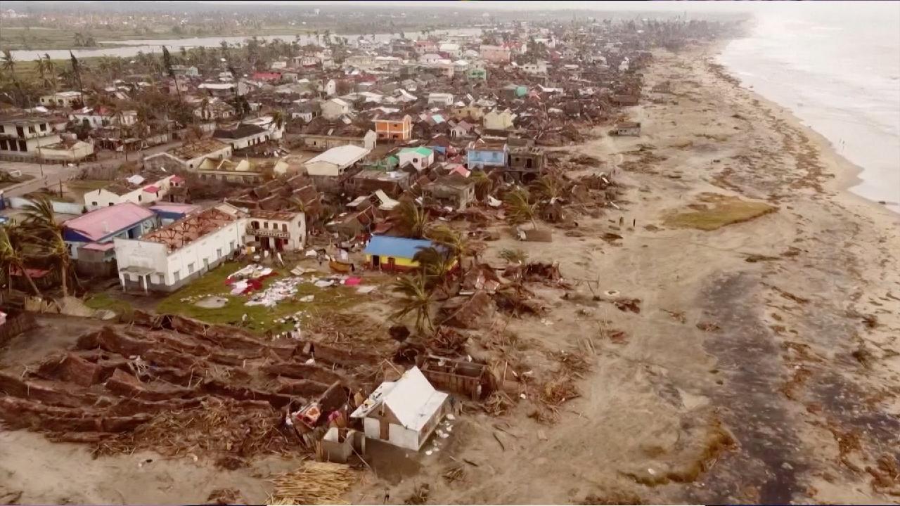 Tropical storm Emnati: 4th cyclone in five weeks in Madagascar - CGTN