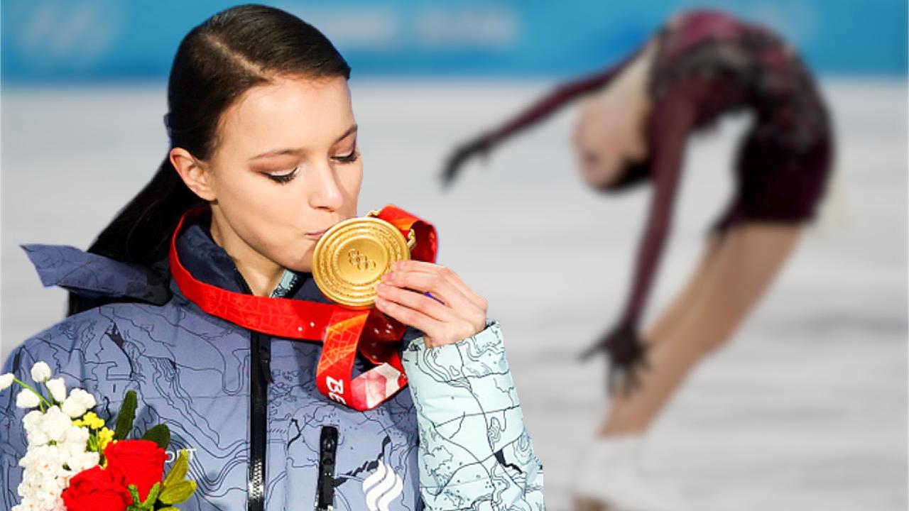 Gold medalist Anna Shcherbakova proud of her performance - CGTN