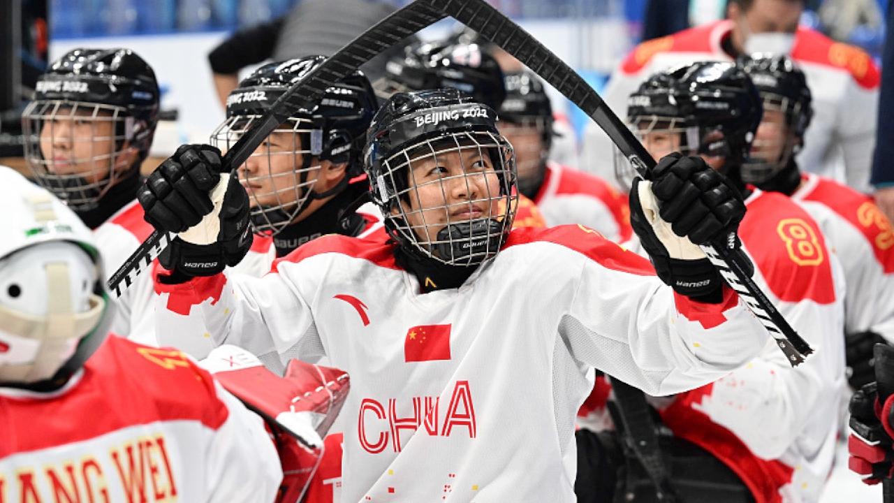 China's Yu Jing makes her Paralympic ice hockey debut - CGTN