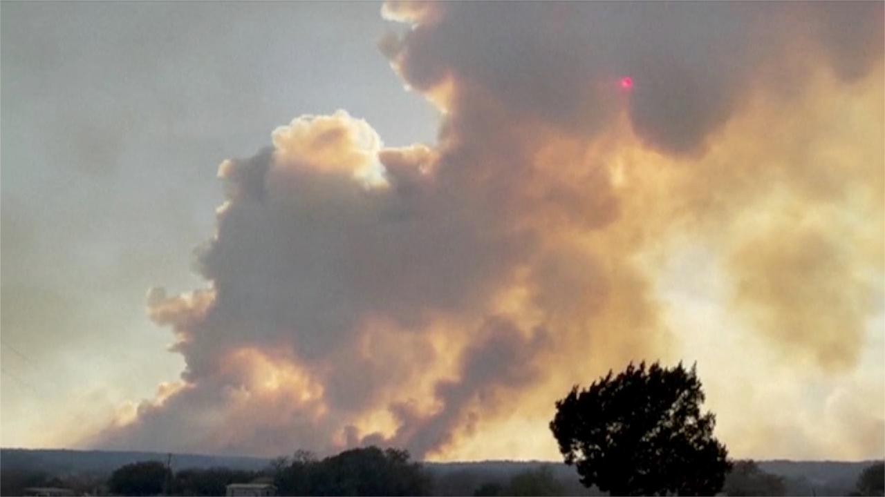 Wildfire risk remains high for much of Texas in future days - CGTN