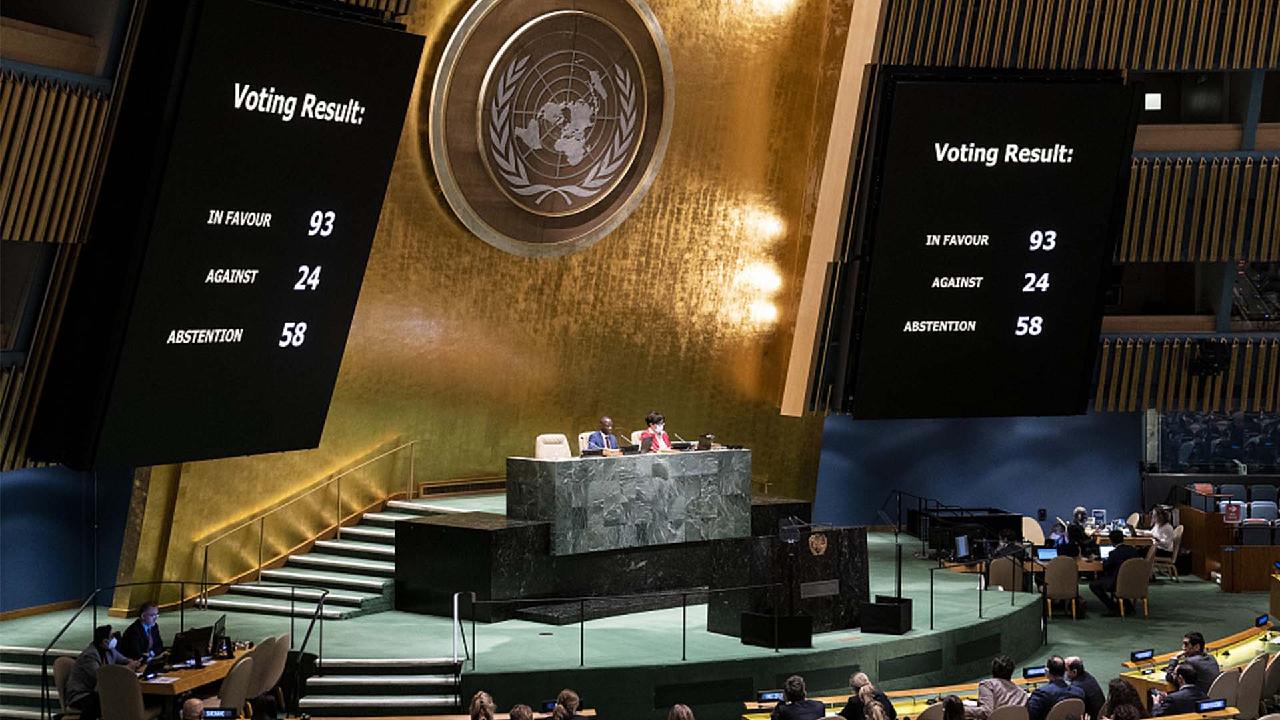 UN suspends Russia from Human Rights Council - CGTN