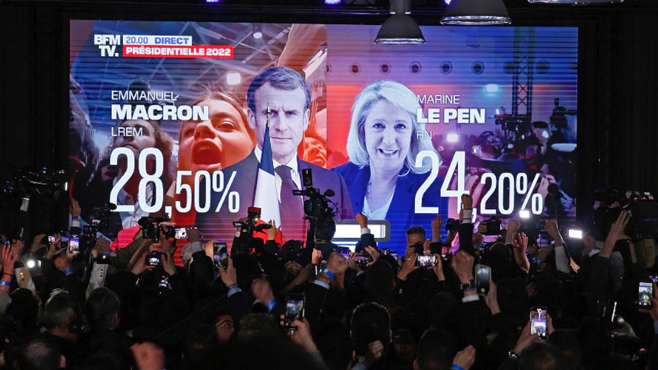 Macron and Le Pen enter second round of French presidential election - CGTN