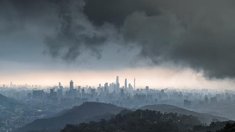 What does the heavy rainfall in S China look like from space? - CGTN