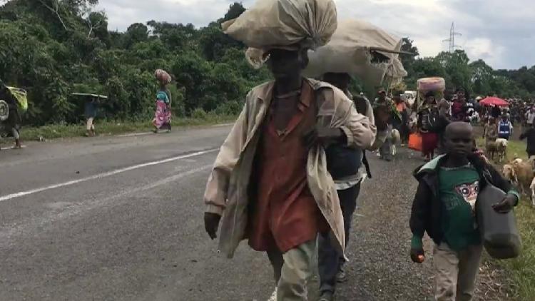 Exclusive: Refugees flee as fighting continues in E DRC - CGTN