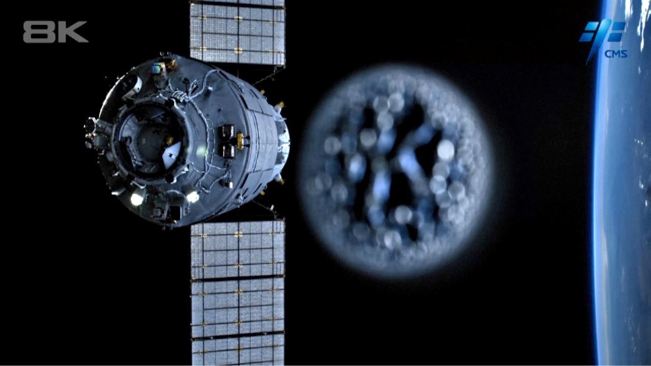 China Manned Space Agency releases 8K UHD photos shot in space - CGTN