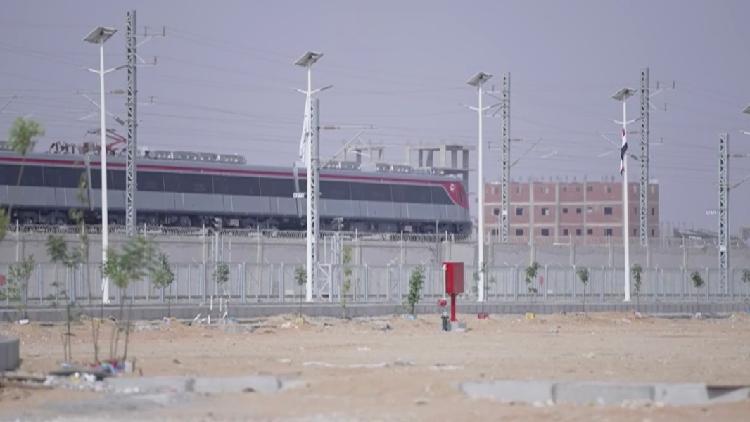Egypt's first electrified LRT starts trial run - CGTN