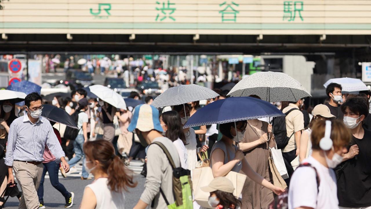 Japan's temperatures reach record high over the past week - CGTN