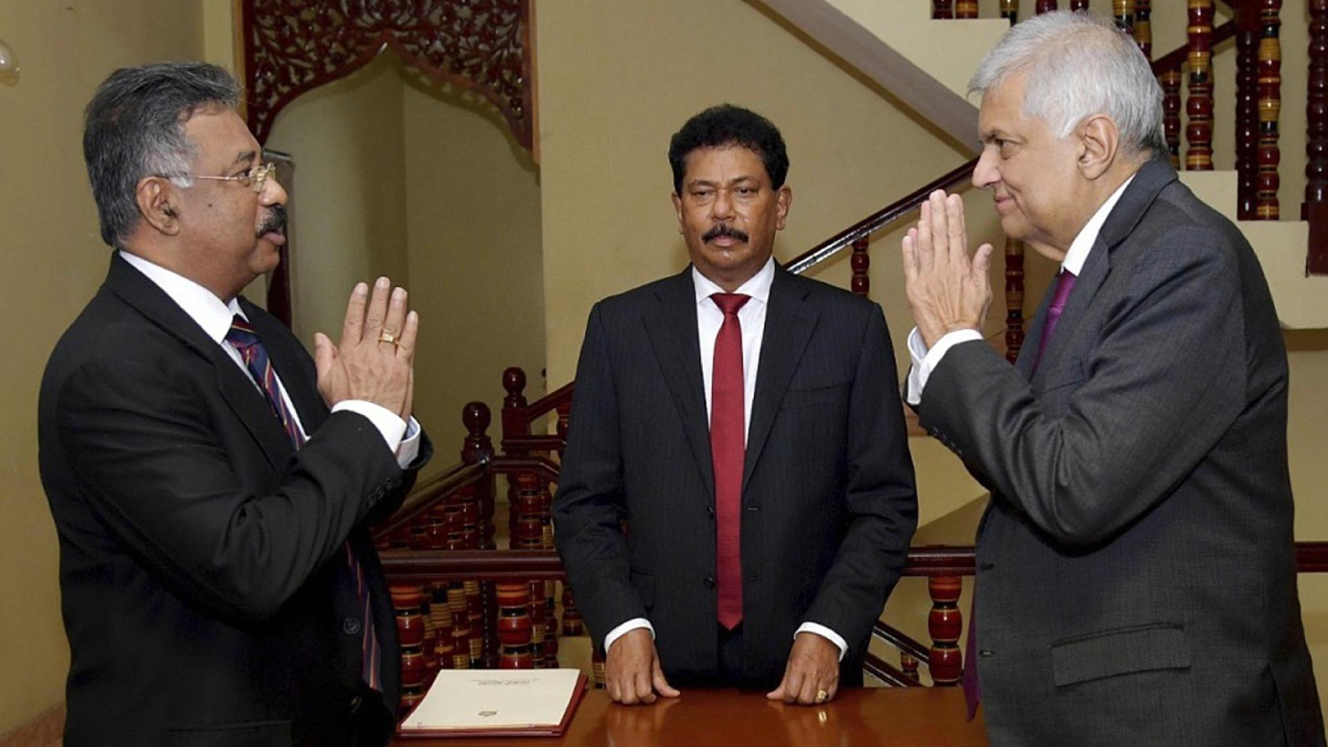 Sri Lankan PM Wickremesinghe sworn in as acting president - CGTN