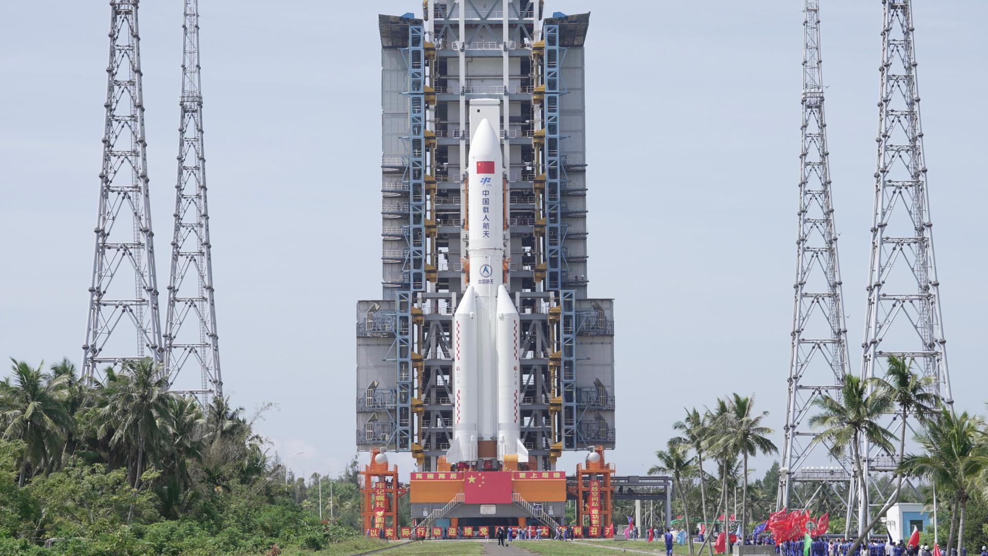 Wentian lab module for China space station moved to launch pad - CGTN