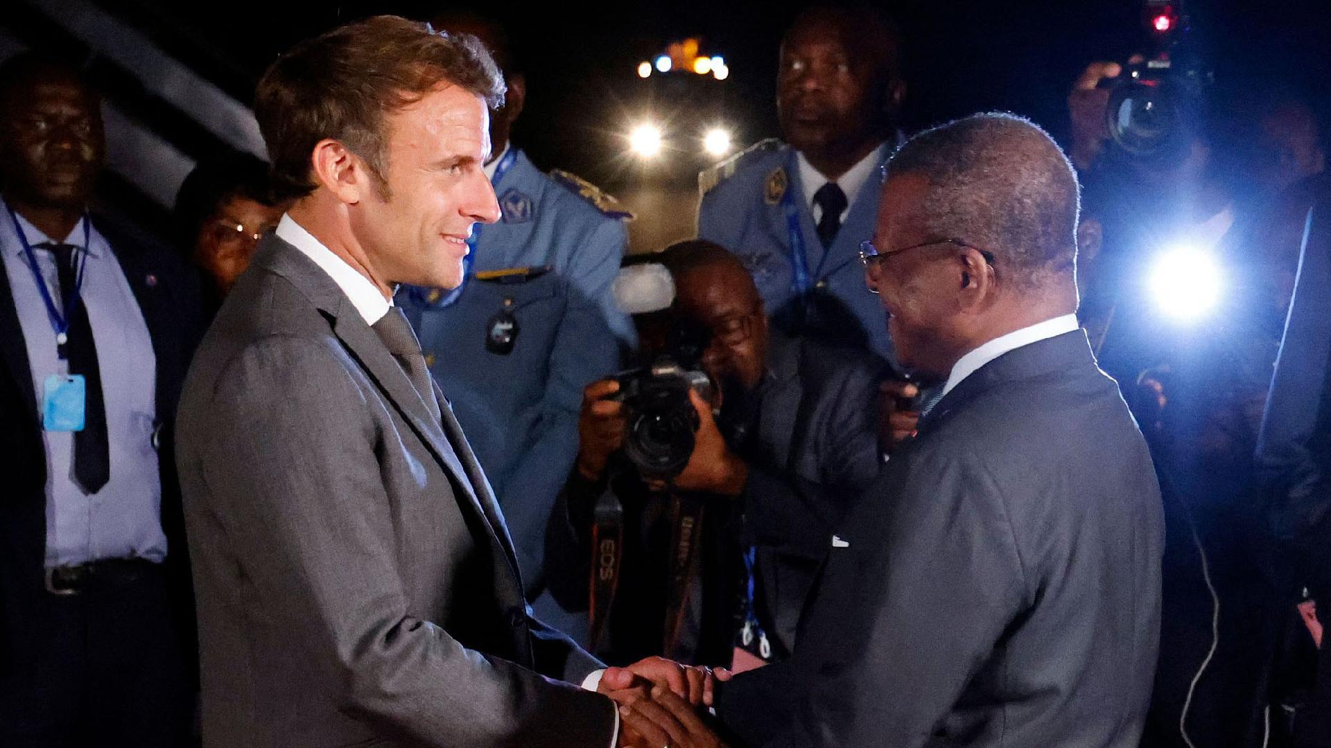 French president lands in Cameroon on first stop of Africa tour - CGTN