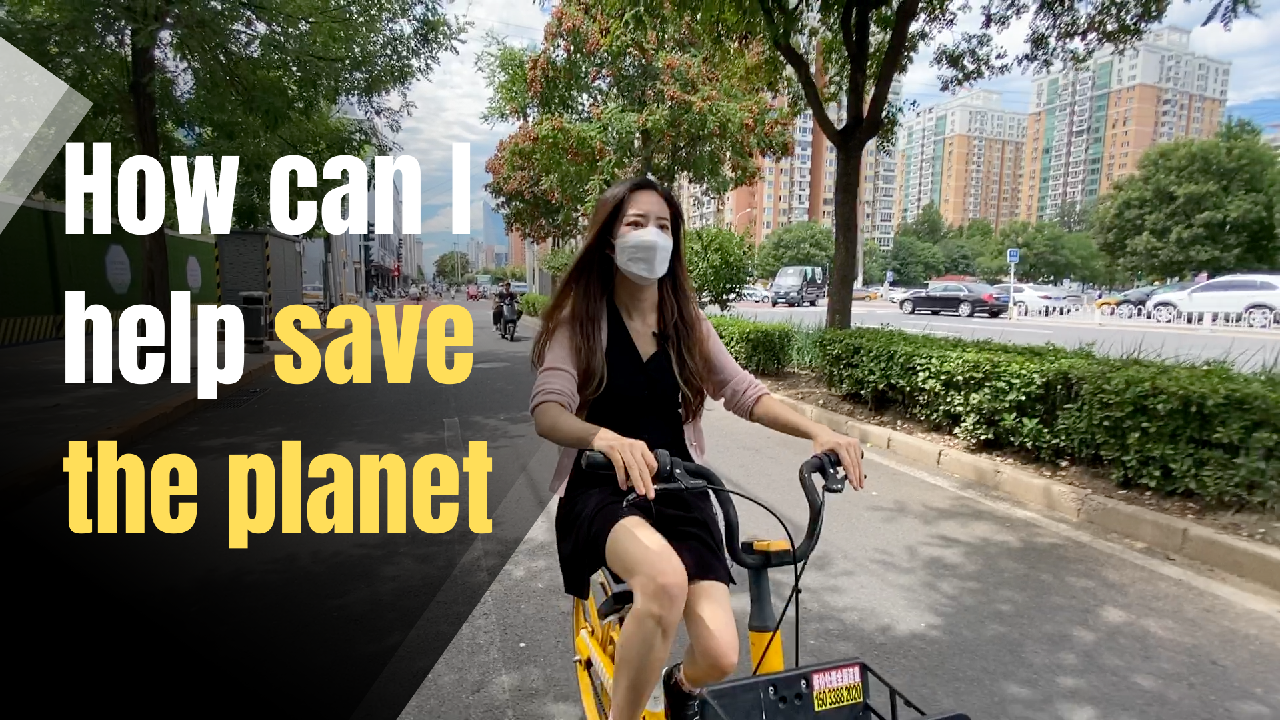 Environmental protection: How can I help save the planet? - CGTN