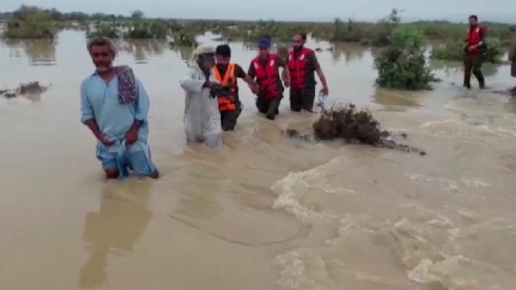 Relief work continues as deadly floods hit Pakistan - CGTN