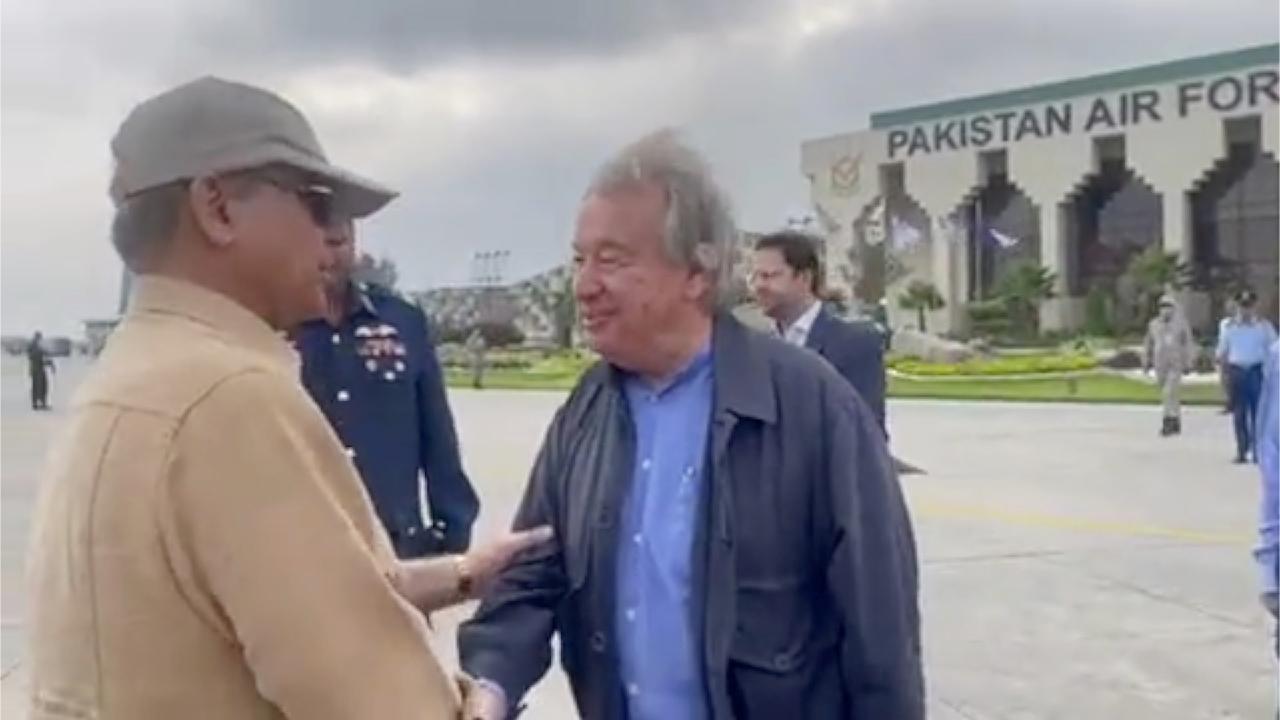 UN chief along with Pakistan PM left for the flood-hit Sindh province ... UN chief along with Pakistan PM left for the flood-hit Sindh province ...