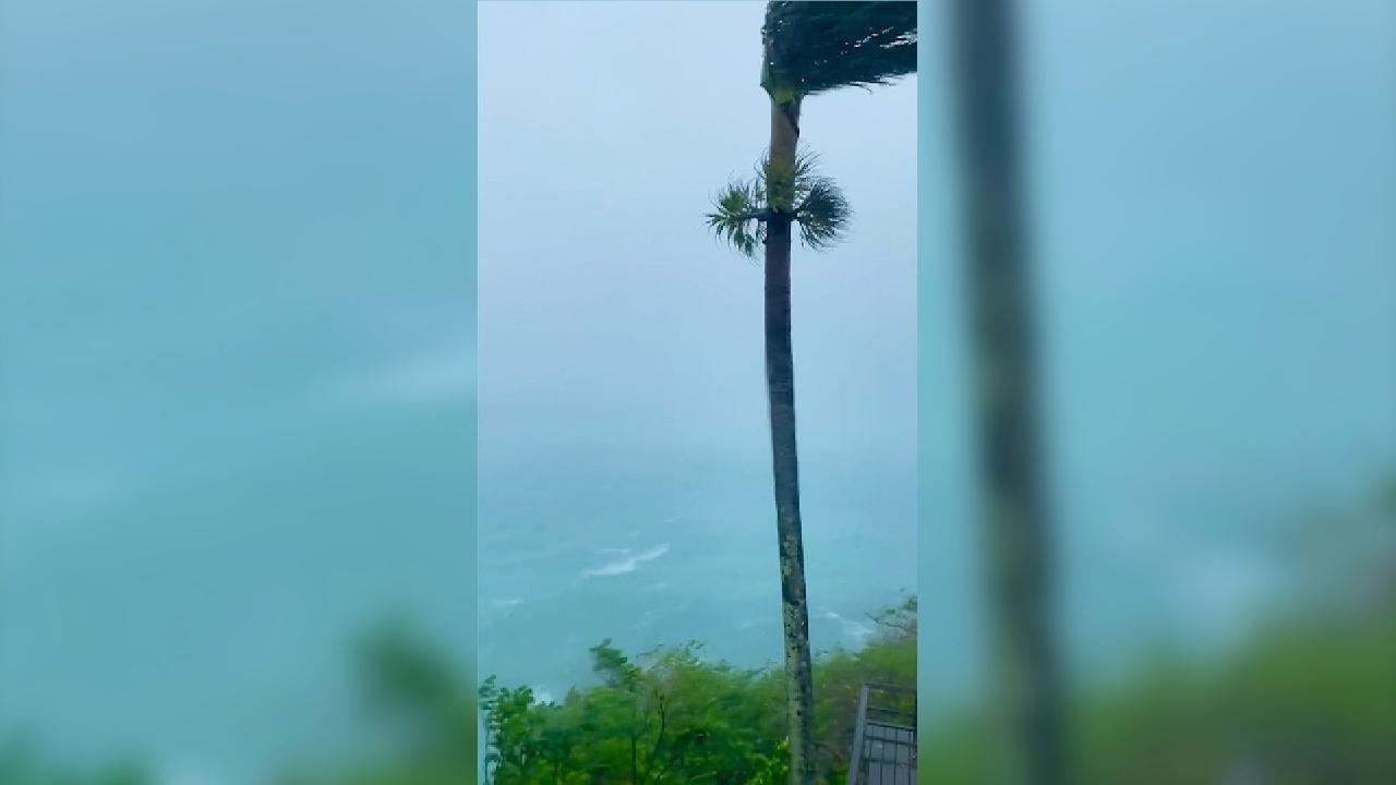 Typhoon Muifa brings fierce winds to Okinawa Islands - CGTN