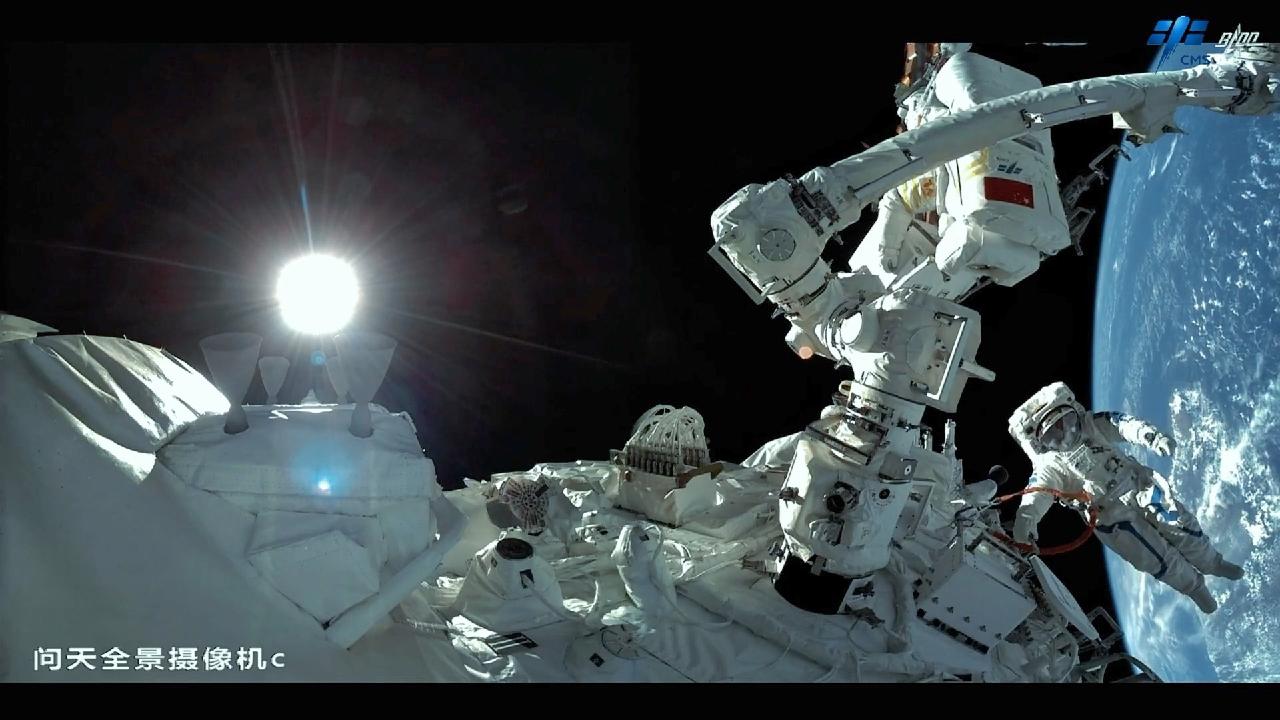 Space Log: What Earth looks like to taikonauts during spacewalk - CGTN