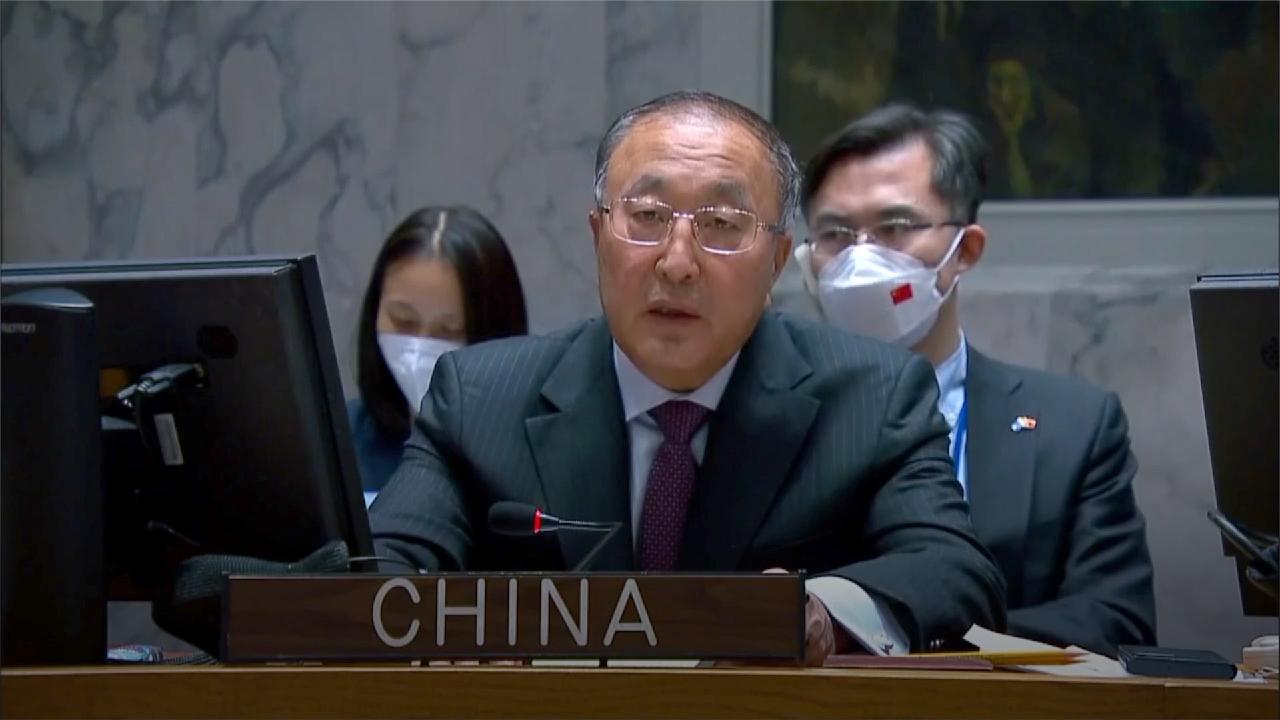 China's UN Ambassador Zhang Jun calls for dialogue on Ukraine - CGTN