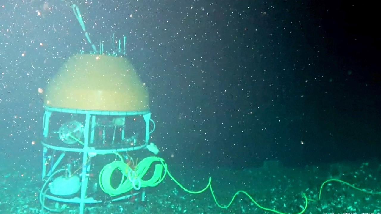 Trial deployment of Chinese deep-sea experiment station successful - CGTN