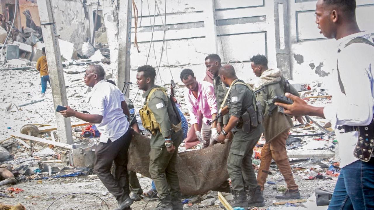 Explosions rock Somalia's capital Mogadishu, at least 100 killed - CGTN