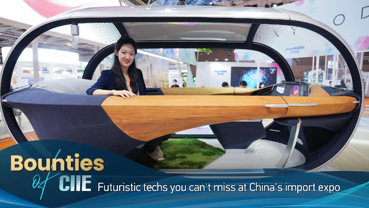 Futuristic techs you can't miss at China's import expo - CGTN