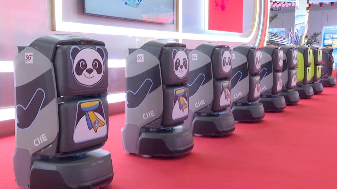 CIIE 2022: World's first multitasking robot service station debuts - CGTN